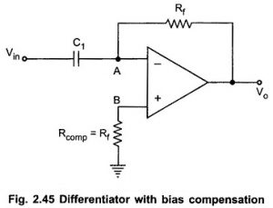 Ideal Active Op Amp Differentiator circuit - EEEGUIDE.COM