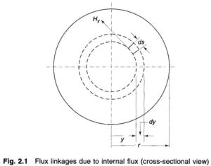 Flux Linkages of an Isolated Current Carrying Conductor