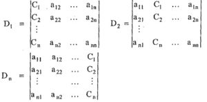 Cramer Rule | Equations
