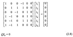 Cut Set Matrix and Tree Branch Voltages | Fundamental Cut Set Matrix