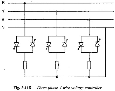 Three Phase Ac Voltage Controller Delta Connected Wiring Work