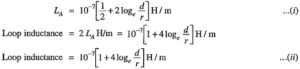 Inductance of Single Phase Two Wire System | Geometric Mean Radius