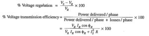 Medium Transmission Line Voltage | End Condenser | Nominal T | Nominal ...