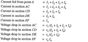 DC Distribution Calculation | DC Distributor Fed at one End