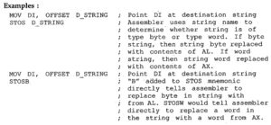 String Instruction in 8086