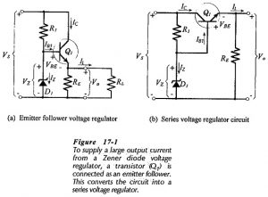 Transistor Series Voltage Regulator | Error Amplifier Working