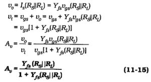 Common Drain Amplifier Circuit Diagram | Equivalent Circuit