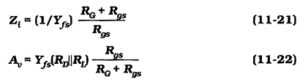 Common Gate Circuit | Equivalent Circuit | Voltage Gain