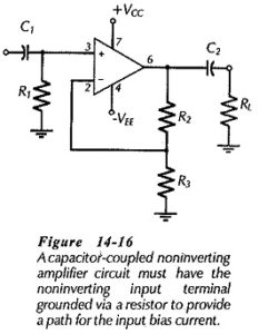 Non Inverting Amplifier Theory | Capacitor-Coupled Noninverting Amplifier