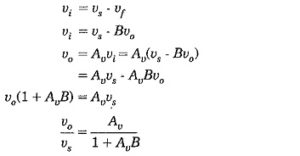 Voltage Series Negative Feedback Amplifier | Voltage Gain