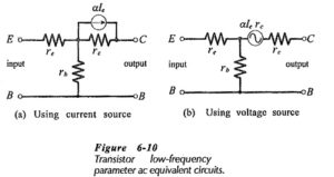 Transistor Models and Parameters | r-Parameters | h-Parameters