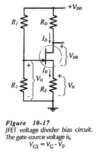Voltage Divider Bias Circuit | Voltage Divider Bias for P Channel JFET