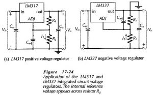 IC Linear Voltage Regulators | LM317 and LM337 IC Regulators