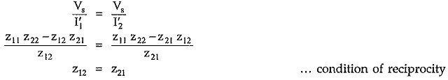 Condition for Reciprocal Two Port Network | Z Y ABCD Parameters