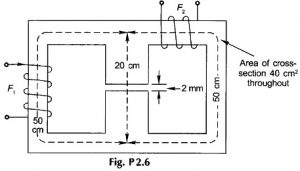 Magnetic Circuit Problems - EEEGUIDE.COM