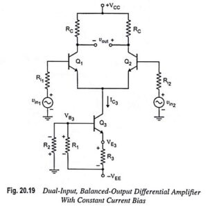 Constant Current Bias in Differential Amplifier - EEEGUIDE.COM