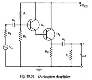 Darlington Amplifier - Circuit Diagram, Characteristics, Merits and ...