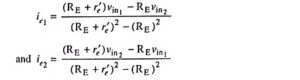 Dual Input Unbalanced Output Differential Amplifier