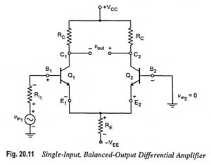 Single Input Balanced Output Differential Amplifier - EEEGUIDE