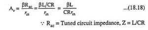 Single Tuned Amplifier - Circuit Operation and Limitations