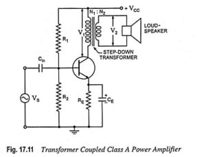Transformer Coupled Class A Power Amplifier - EEEGUIDE.COM