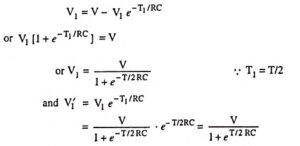 High Pass RC Circuit | High Pass RC Circuit Sinusoidal Input
