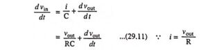 High Pass RC Circuit | High Pass RC Circuit Sinusoidal Input