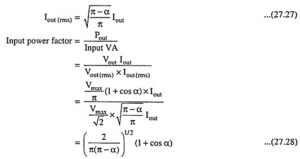 Single Phase Full Wave Controlled Rectifier (or Converter)
