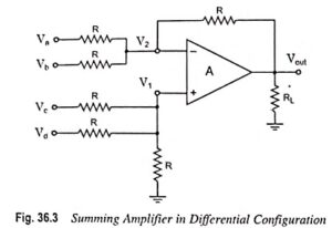 Summing, Scaling and Averaging Amplifier - EEEGUIDE.COM